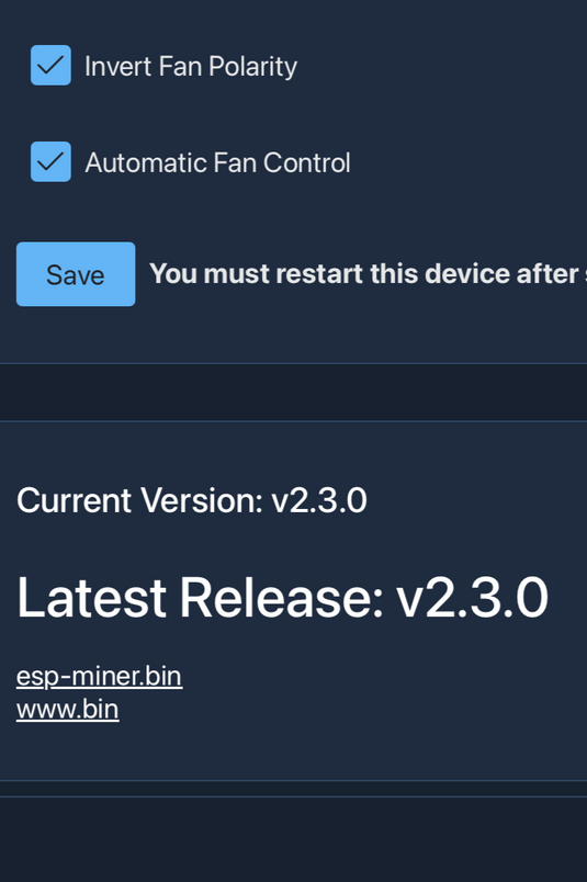 Firmwareupdate – Solomining