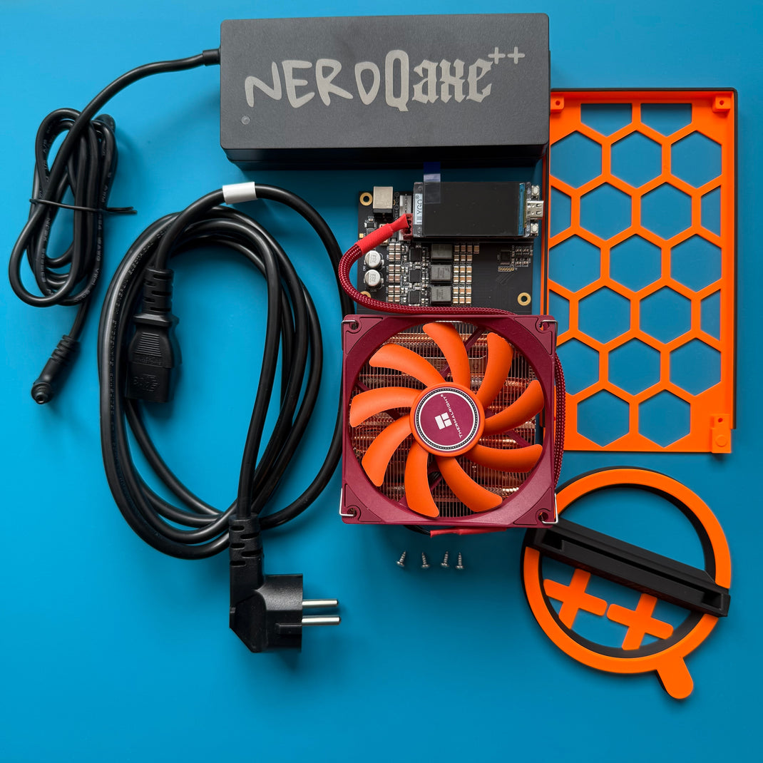 NerdQAxe++ setup – Solomining